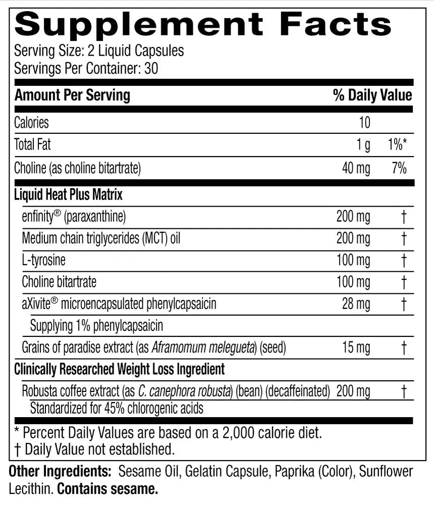 Hydroxycut Hardcore Liquid Heat – Payless Supplements