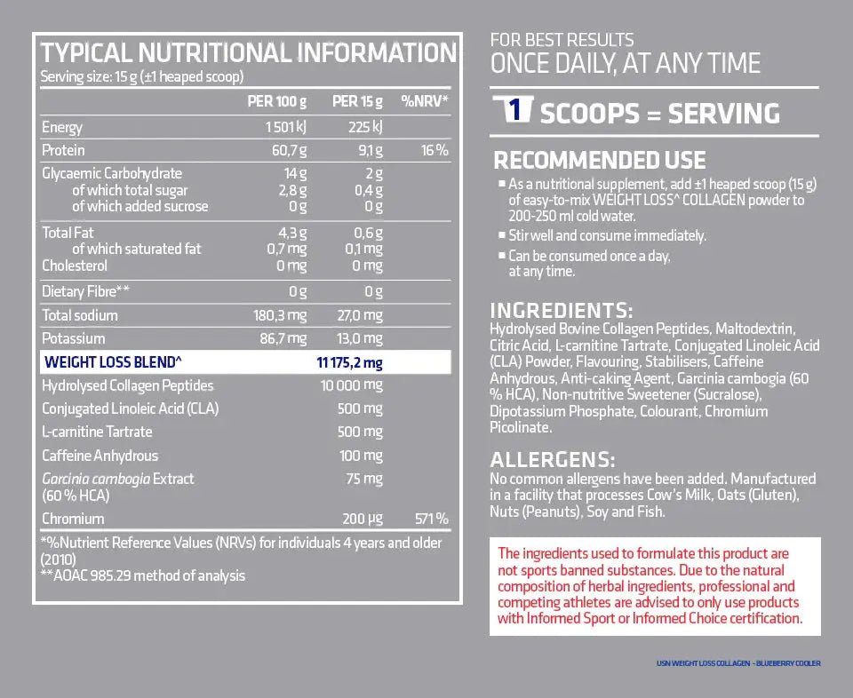 USN Weight Loss Collagen – Payless Supplements