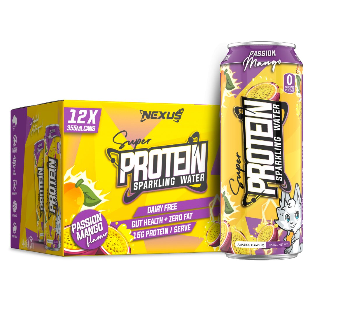 Nexus SUPER PROTEIN SPARKLING WATER RTD – Payless Supplements