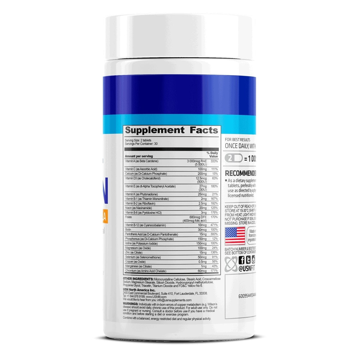 USN VIBRANCE MULTIVITAMIN – Payless Supplements